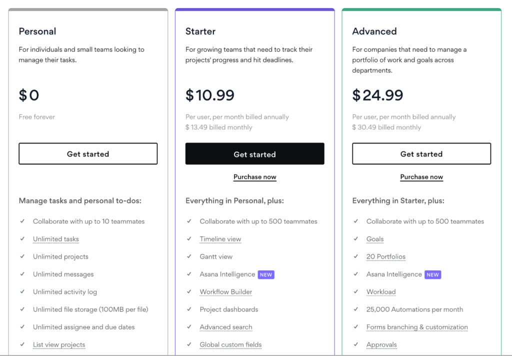 Asana vs. Leantime; What's the Differences - Leantime